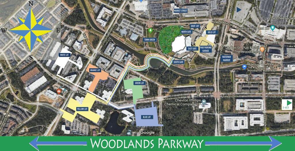 Public Parking The Woodlands Pavilion The Woodlands Guide
